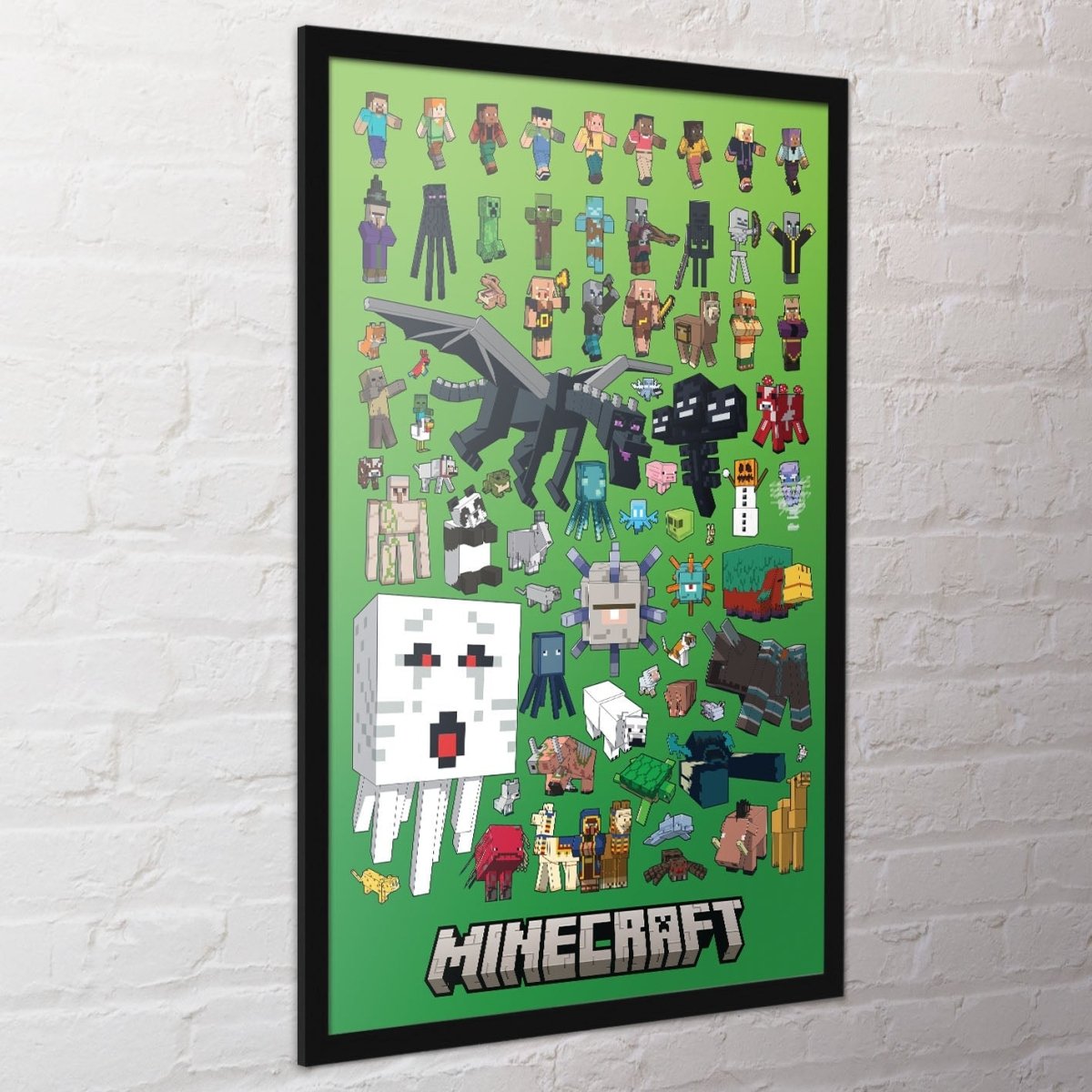 Minecraft (Character Montage) Maxi Poster – Inspire Newquay